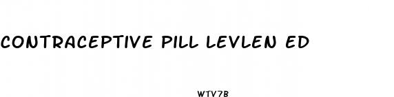 Vitamins For Cognitive Enhancement: Contraceptive Pill Levlen Ed